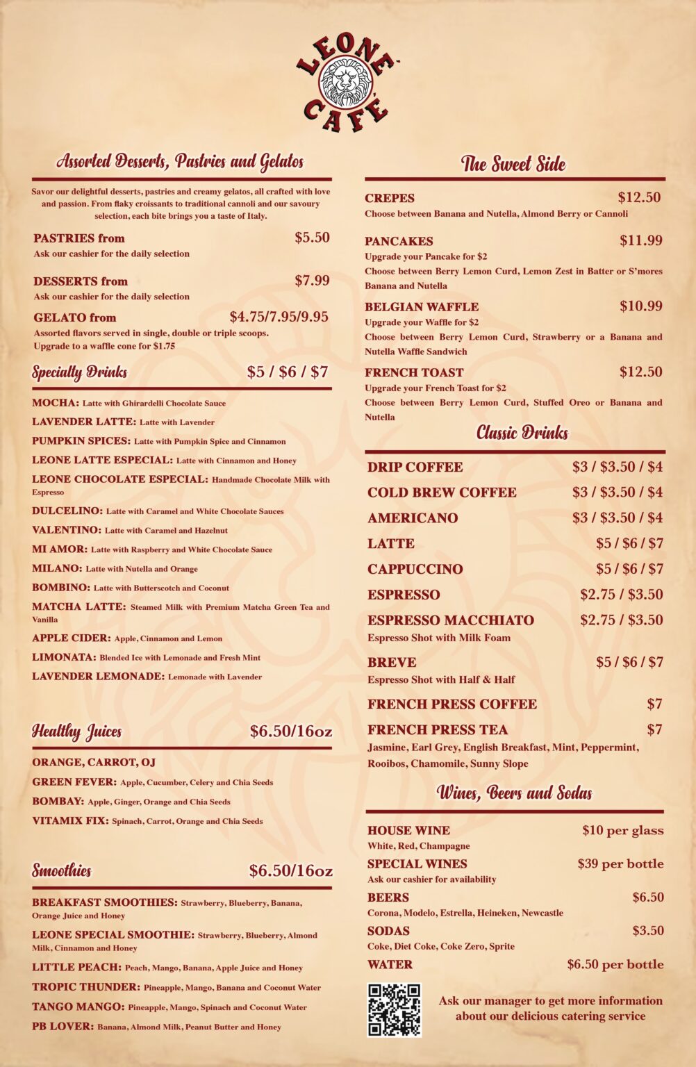 Leone Cafe - Traditional Italian Coffee